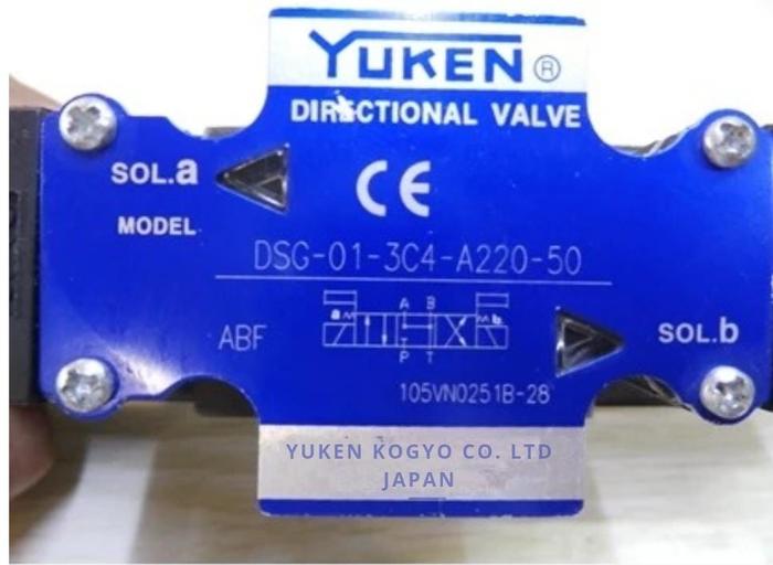 Jual SOLENOID VALVE YUKEN DSG-01-3C4-A220-50 ASLI JEPANG - Jakarta Barat - fc mandiri hyd ...