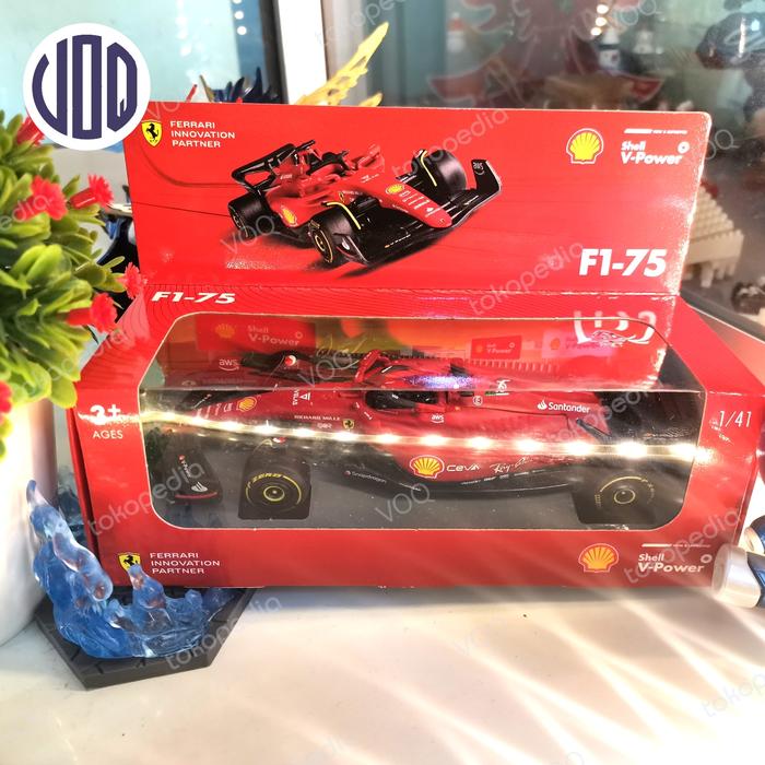 Jual Ferrari F1-75 Shell Diecast Burago - Kota Surabaya - VOQ | Tokopedia