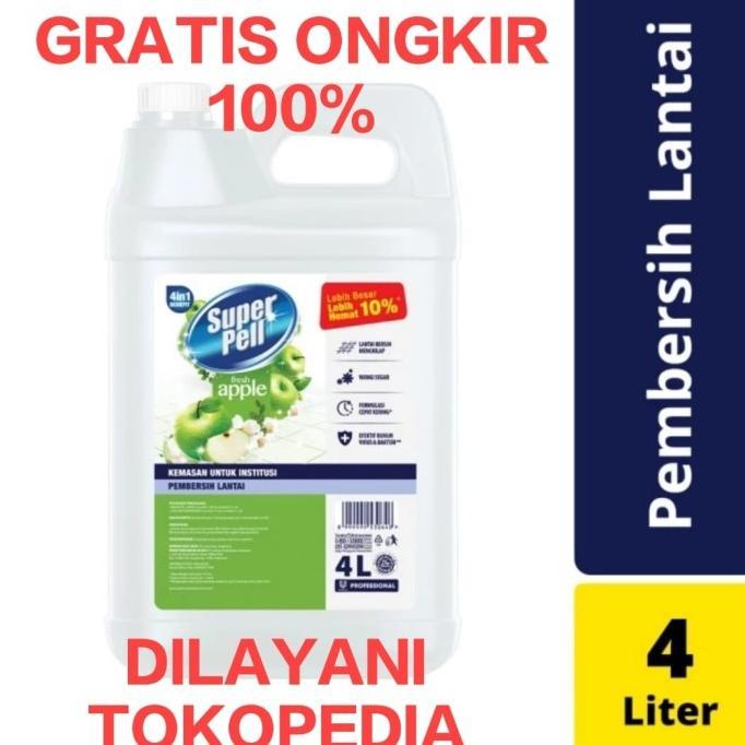 Jual Superpell Professional Pembersih Lantai Jerigen 4L by Cahya - APEL ...