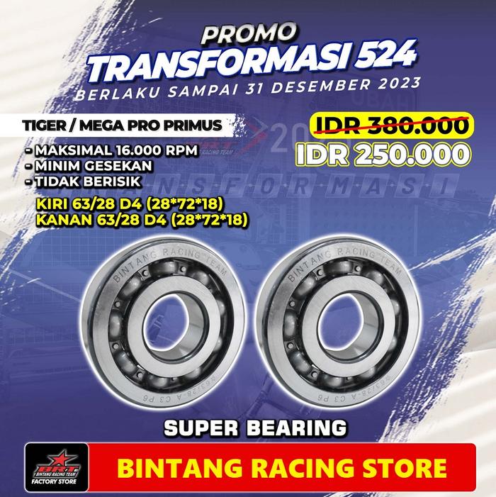 Jual Super Bearing BRT 6007 6205 Honda Tiger - Kab. Bogor - Bintang Racing Store | Tokopedia