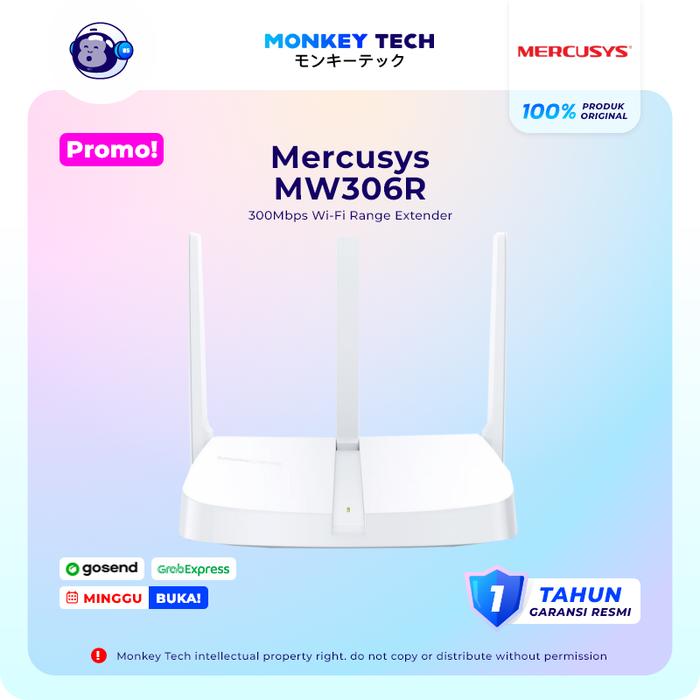 Jual Mercusys MW306R 300 Mbps Multi-Mode Wireless N Router - Jakarta ...