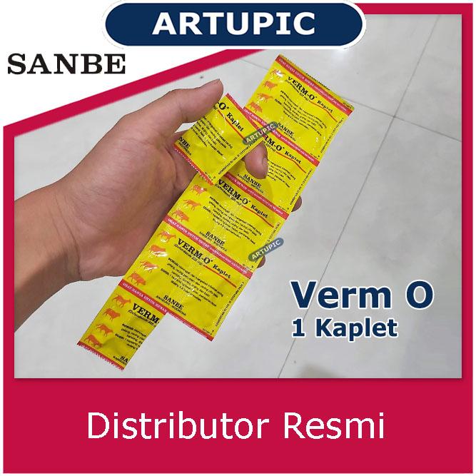 Jual Verm O 1 Kaplet Obat Cacing Spektrum Hewan Kambing Babi Domba ...