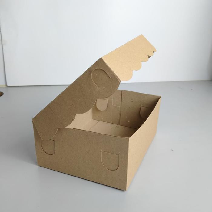 Jual Box Snack Kue Basah Kardus Makanan Packaging Jajan Ukuran 15x12x6 ...