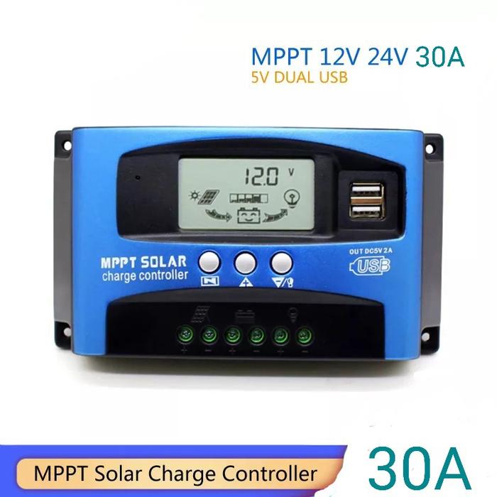 Jual mppt 100A 50 30A Asolar charge controller 12v/24v scc panel surya ...