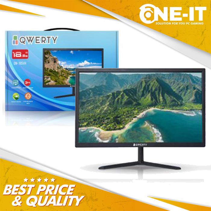 Promo Monitor LED QWERTY QM-190VH 19" Flat IPS 768p 75 Hz - Kota ...