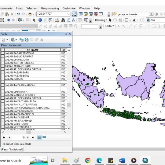 Jual PETA PASAR INDONESIA - Kab. Tangerang - jasa pembuatan peta ...