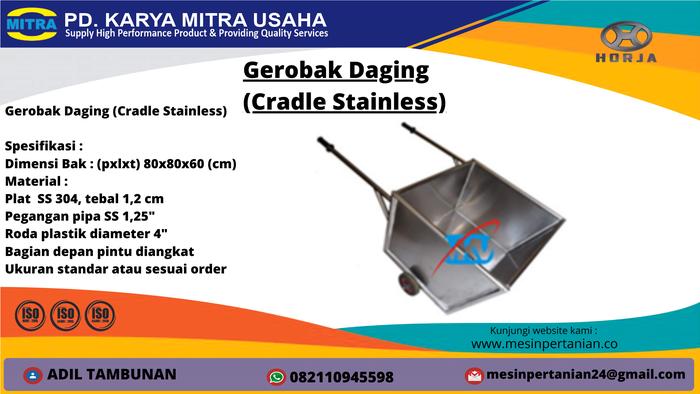 Jual Gerobak Daging (Cradle Stainless) - Kota Bogor - Multi Prima alat ...