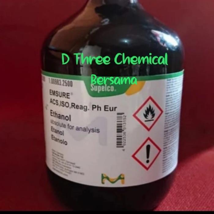 Jual Ethanol Absolute for Analysis etanol absolute merck 1.00983.2500 - Jakarta Timur - D three ...