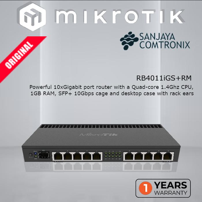 Jual Mikrotik RouterBoard RB4011iGS+RM - Jakarta Pusat - SANJAYA ...