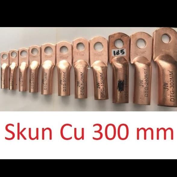 Jual Kabel skun Cu 300mm / 300 mm M16 high quality long scun cable lug DTG - Jakarta Pusat ...