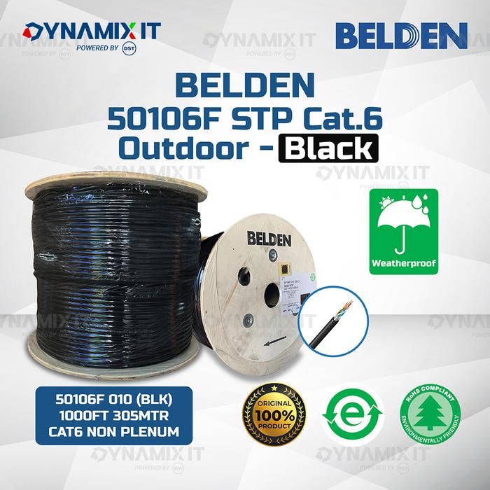 Jual Kabel Belden 50106F STP Cat.6 BLACK - OUTDOOR - Kota Surabaya ...