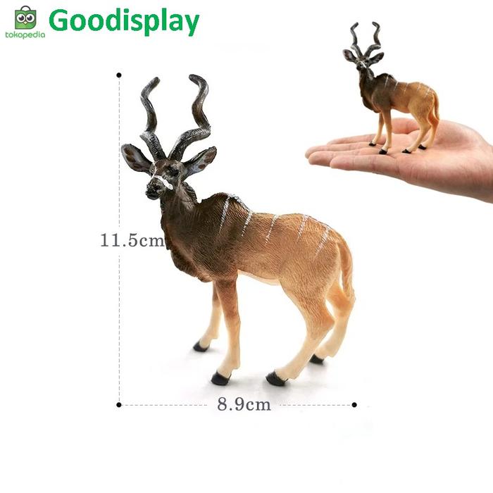 Jual aneka mainan pajangan miniatur hewan animal figure domba rusa ...