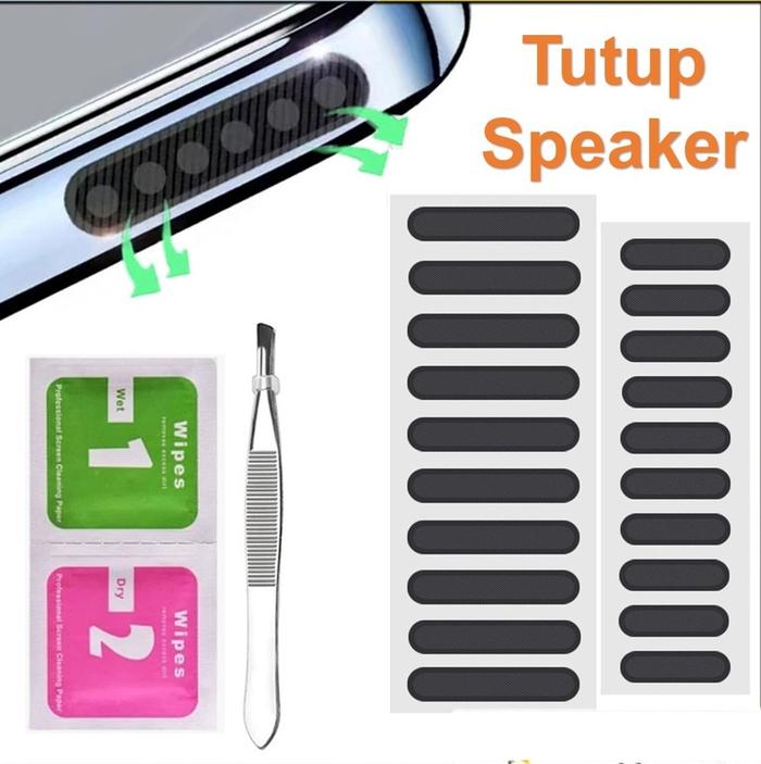 Jual STIKER PENUTUP LUBANG SPEAKER ANTI DEBU ISI 10 PCS STICKER JARING ...