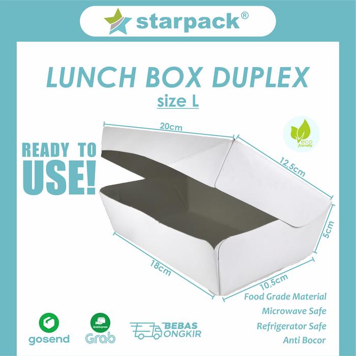 Jual box wadah nasi hajatan syukuran tempat catering bahan duplex besar ...