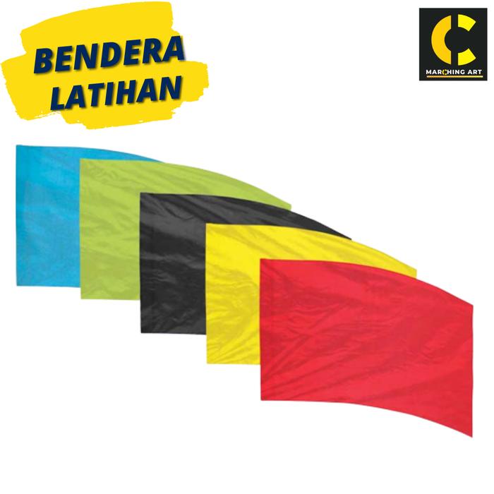 Jual Bendera Polos Color Guard Marching band/Drum band Kurva persegi ...