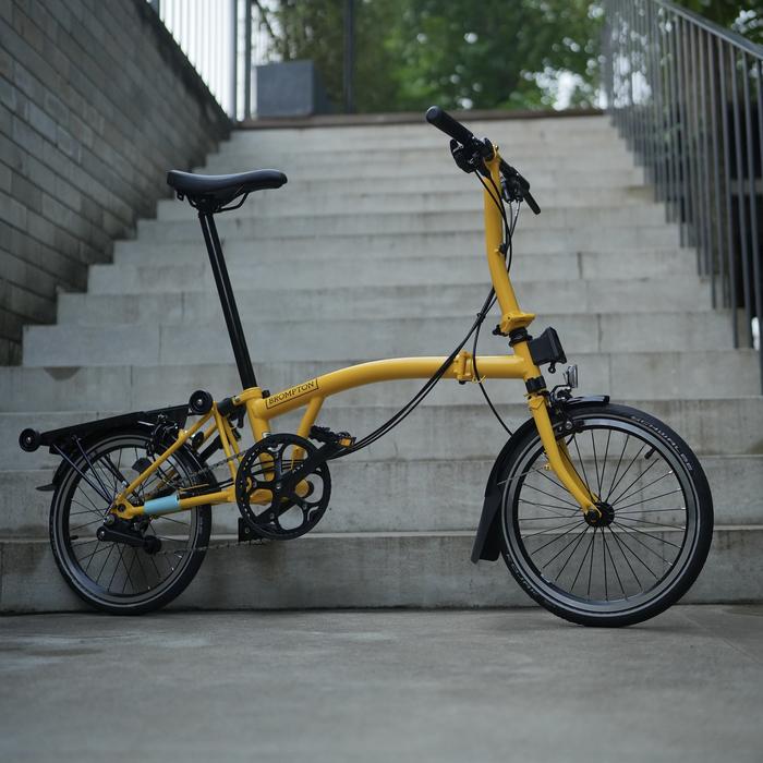 Promo Brompton C Line Explore Low Rise with Rear Rack - Yellow Cicil 0% ...