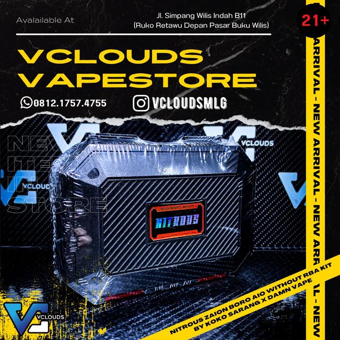 Jual Nitrous Zaion Boro AIO WITHOUT RBA Kit by Damn Vape x Koko Sarang ...