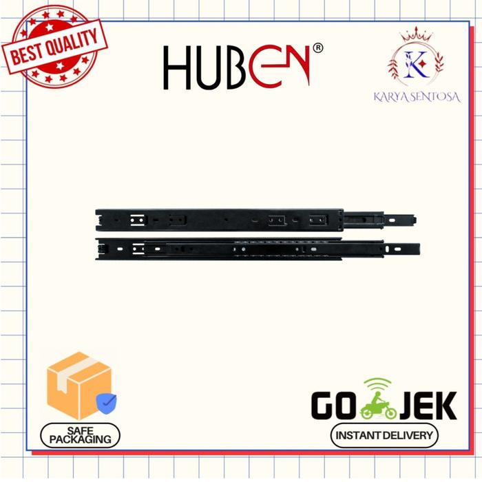 Jual REL LACI HUBEN 50 CM DOUBLE TRACK / FULL EXTENSION / BALL BEARING ...