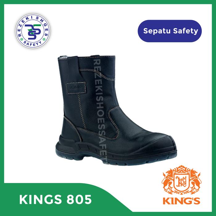 Promo Sepatu Safety King's KWD 805 CX/X Original - Hitam, 6 (39-40 ...