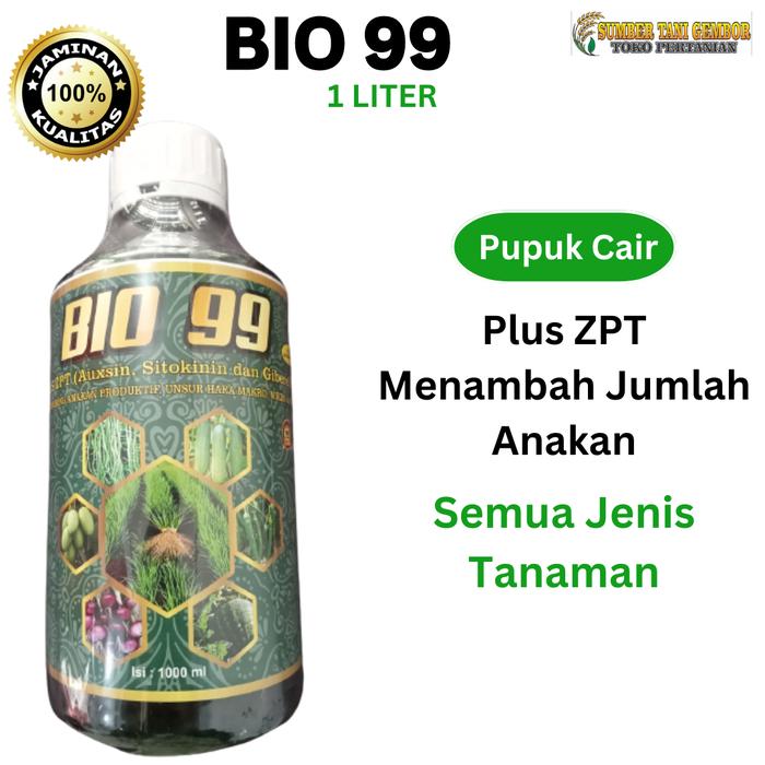 Jual BIO 99 Pupuk Cair Masa Vegetatif Menambah jumlah Anakan - Kab ...