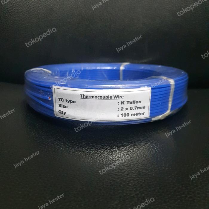 Jual Thermocouple wire, kabel thermocouple type K 2x7/0.2mm Teflon ...