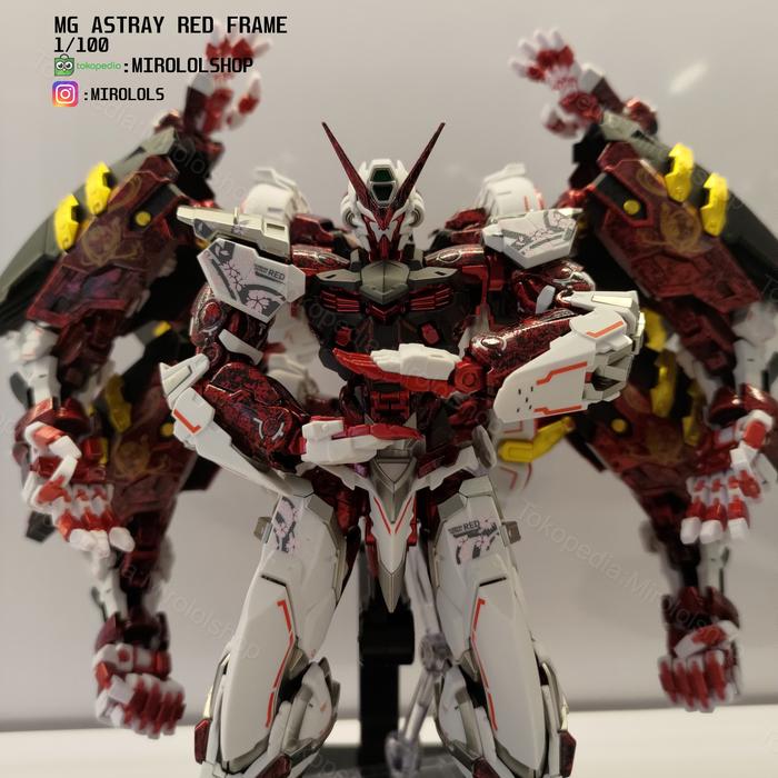 Jual MG 1/100 MJH astray red frame powered arm asura custom repaint ...
