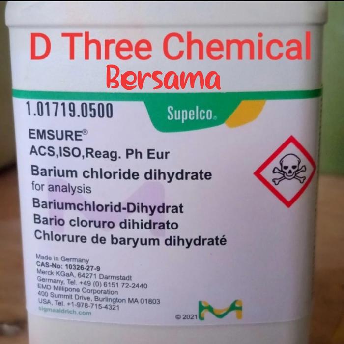 Jual Barium Chloride dihydrate Merck 500g 1.01719.0500 - Jakarta Timur ...