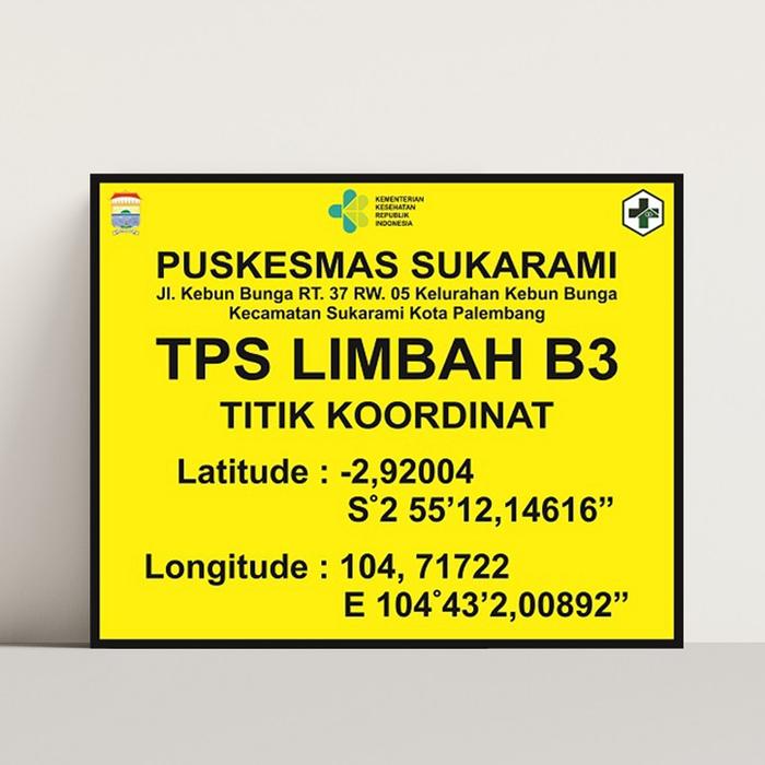 Jual SIGNBOARD TPS B3 - CUSTOM - Kab. Malang - JS Sign | Tokopedia