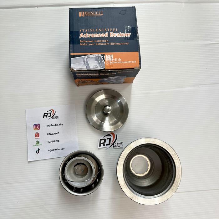 Jual Avur Afur BCP Saringan Wastafel Bak Cuci Piring Full Stainless ...