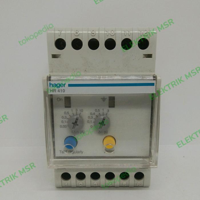 Jual Hager HR410 Earth Leakage Relay - Jakarta Barat - ELEKTRIK MSR ...
