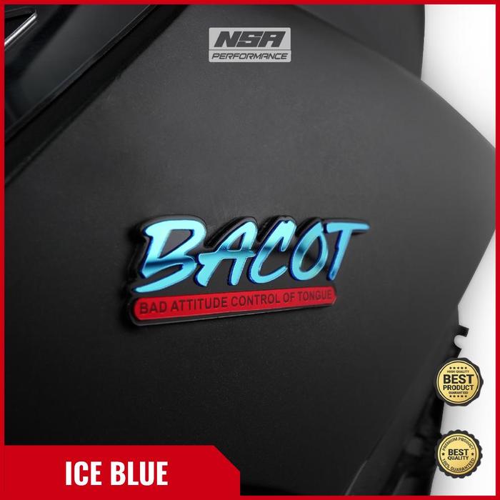 Jual 1PCS EMBLEM STIKER BACOT EMBLEM BACOT EMBLEM MOTOR STIKER HELM ...