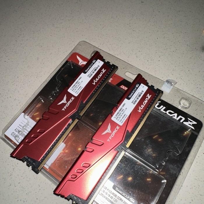 Jual DDR4 16 GB (8x2) kit Dual Channel 2666 mhz Team Tforce VulcanZ ...