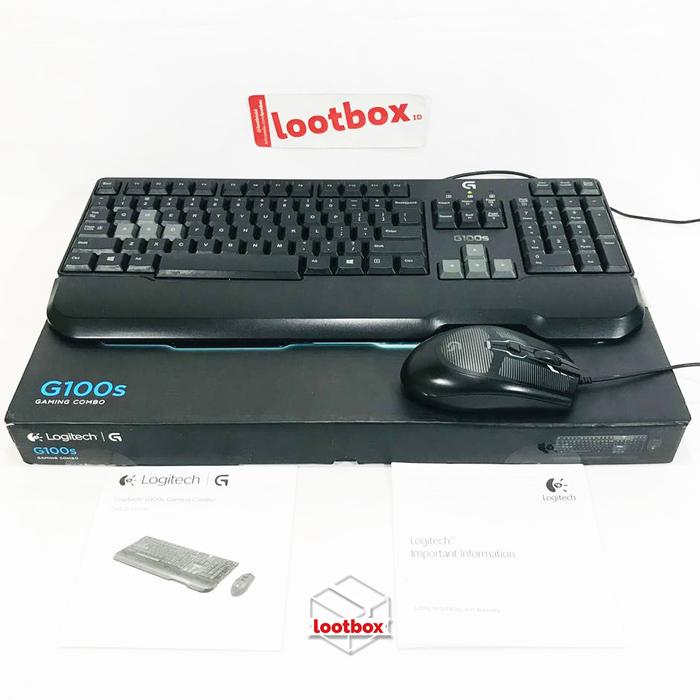 Jual Keyboard & Mouse Gaming Combo Logitech G100S [SECOND] - Kab ...