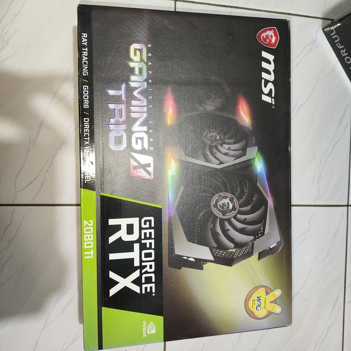 Jual Dus box Vga Msi RTX 2080 Ti Gaming X trio Original - Kota ...