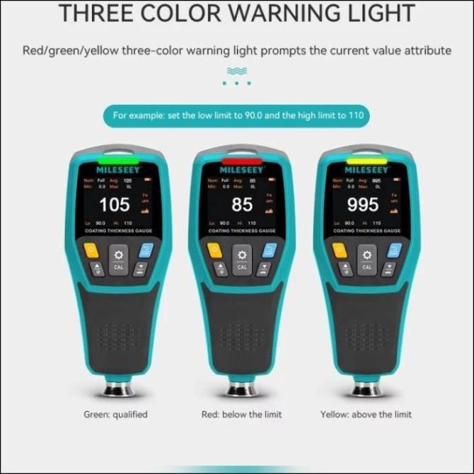 Jual Original Paint Coating Thickness Gauge Digital Alat Ukur Ketebalan ...