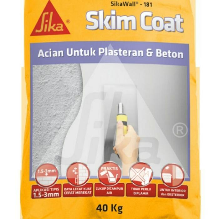 Jual Sika Skimcoat / skim coat Grey 40kg Acian - Kota Tangerang - YOi ...