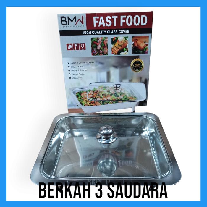 Jual Tempat Prasmanan Wadah Lauk Sayur Fast Food Tutup Kaca - Jakarta ...
