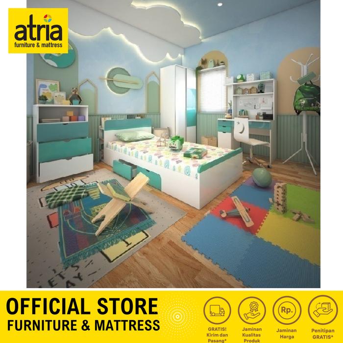 Promo Tempat Tidur Set | Kids Bedroom Set Atria Callison Green Cicil 0% ...