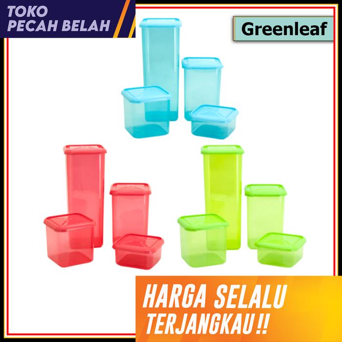 Jual 7246 S ASTERIA Food Storage Container Set/ Kotak Makan Greenleaf ...