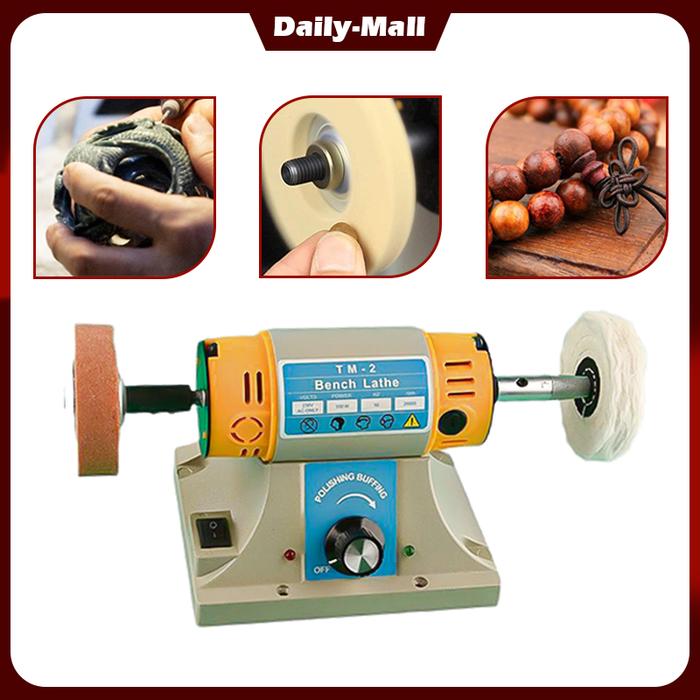 Jual TM-2 Perhiasan Batu Permata Poles Buffer Mesin Bench Bubut ...