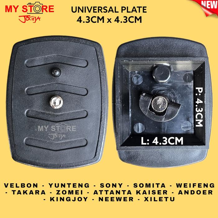 Jual Quick Release QR Plate Plat Tripod Velbon CX-444 CX 888 CX-460 638 ...