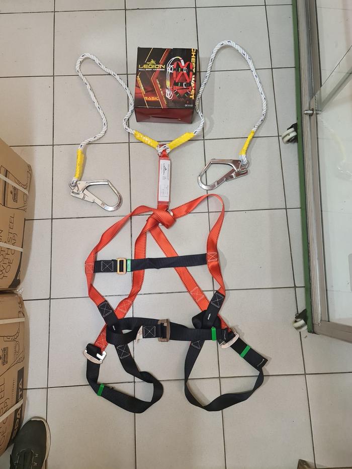 Jual Full Body Harness Legion Double Hook + Absorber - Jakarta Utara - Excellent Safety | Tokopedia