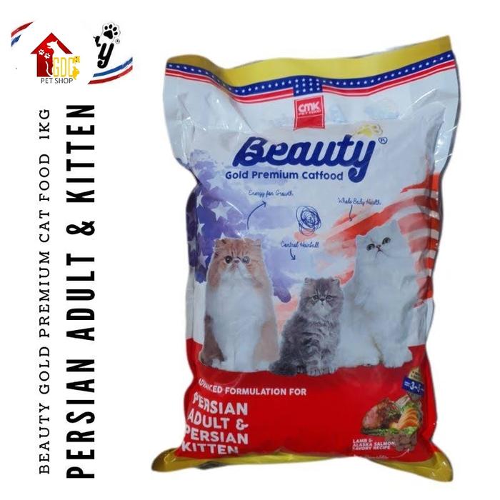 Jual Beauty Gold Persian 1 Kg - Makanan Kucing Beauty Premium Cat Food ...