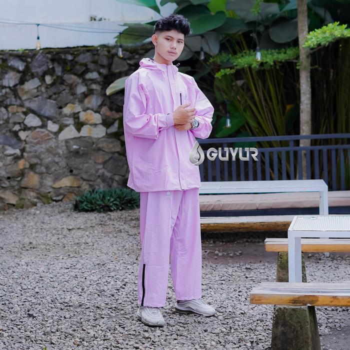 Jual Jas Hujan ransel GUYUR dewasa raincoat baju dan celana Mantel ...