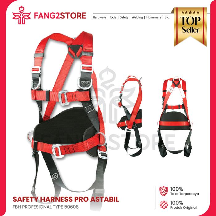 Jual Safety Harness / Full Body Belt Climbing Shackle ASTABIL 50608 ...