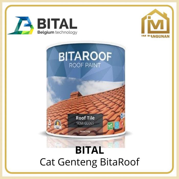 Jual Cat Genteng Bitaroof Bital 4kg / Roof Paint Bital 4kg - Kota ...
