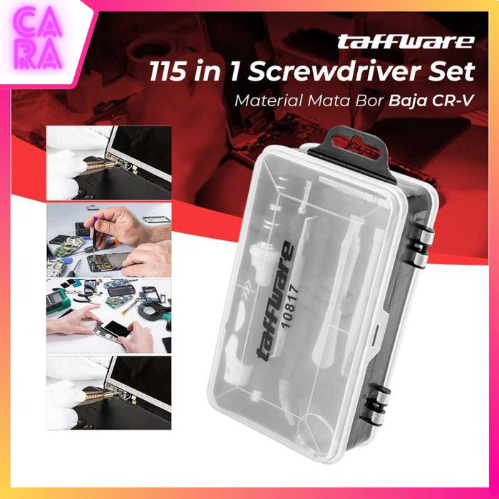 Jual 115 in 1 Obeng Set Service Reparasi Smartphone Laptop Tool Kit - Jakarta Barat - CARA Store ...