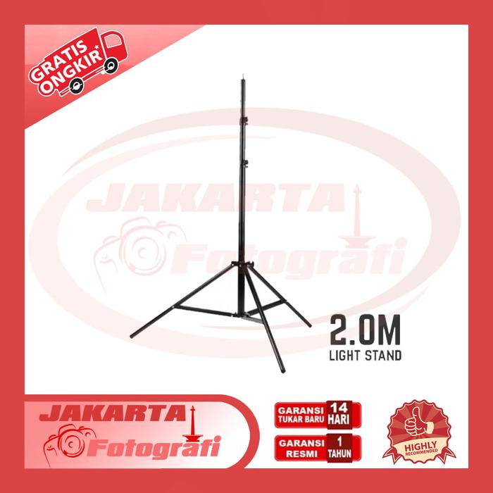 Jual Light Stand Tripod LightingTinggi 2 meter Portable Stand - Jakarta ...