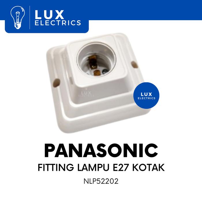 Jual Fitting Lampu Plafond E27 Kotak PANASONIC NLP52202 - Kota Bandung ...