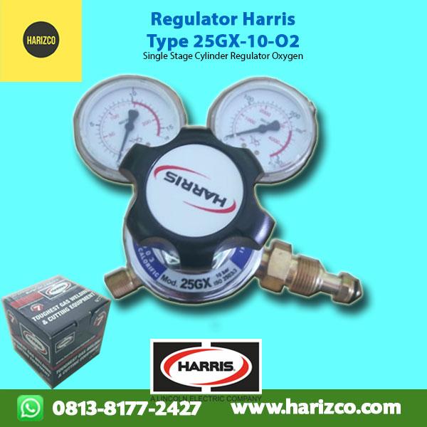 Jual Regulator Gas Oxygen Merk Harris Type 25GX-10-O2 - Kota Bekasi ...